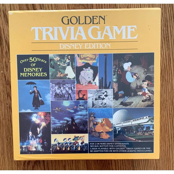Eileen Fisher | Games | Disney Edition Golden Trivia Cards 26 Cards ...